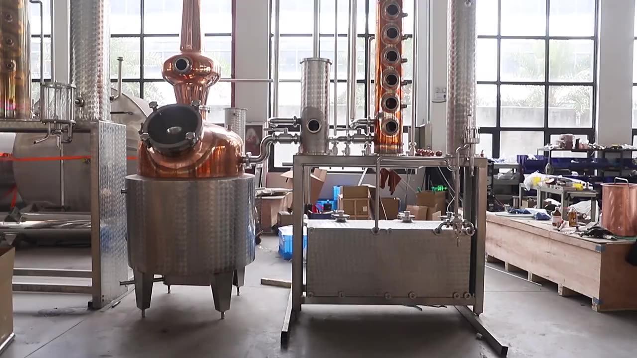 500l Gin Still Machine Industrial Steam Distillation Moonshine Vodka ...