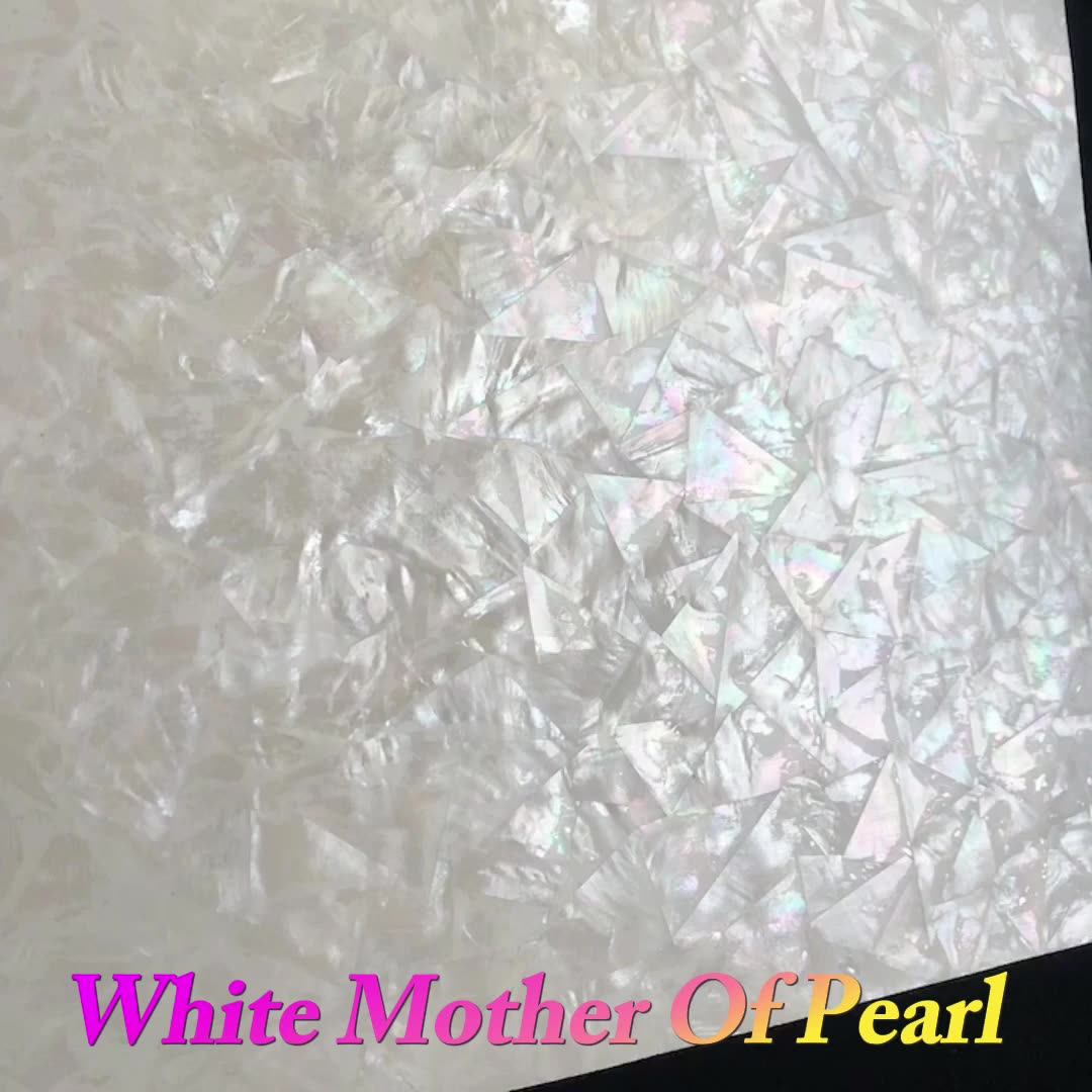 Xe-078 Veneer Abalone Sheets Natural Shell Paper White Mother Of Pearl ...