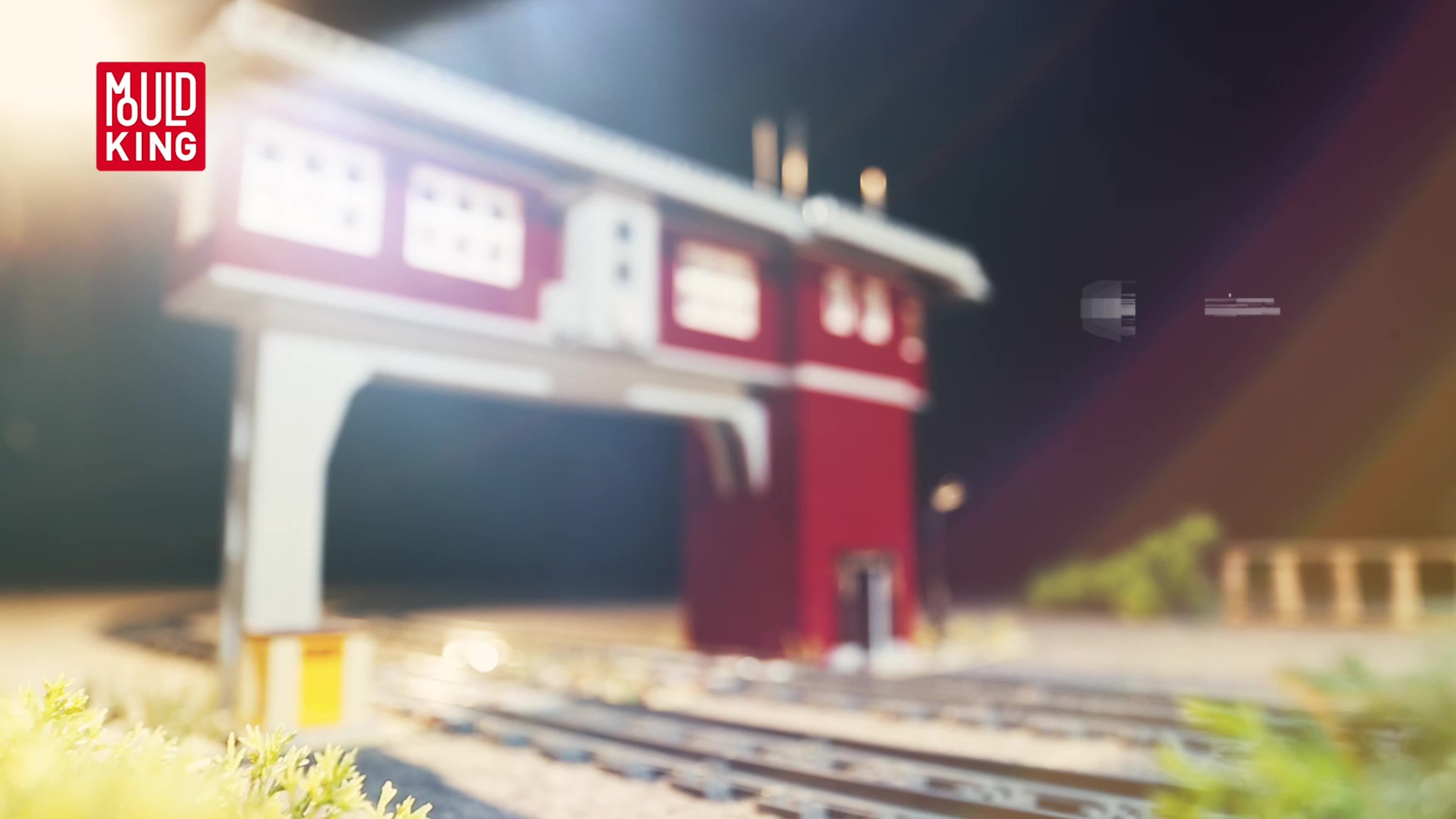 Mould King 12003cx High-tech Railway Technology Extended Train Cars ...