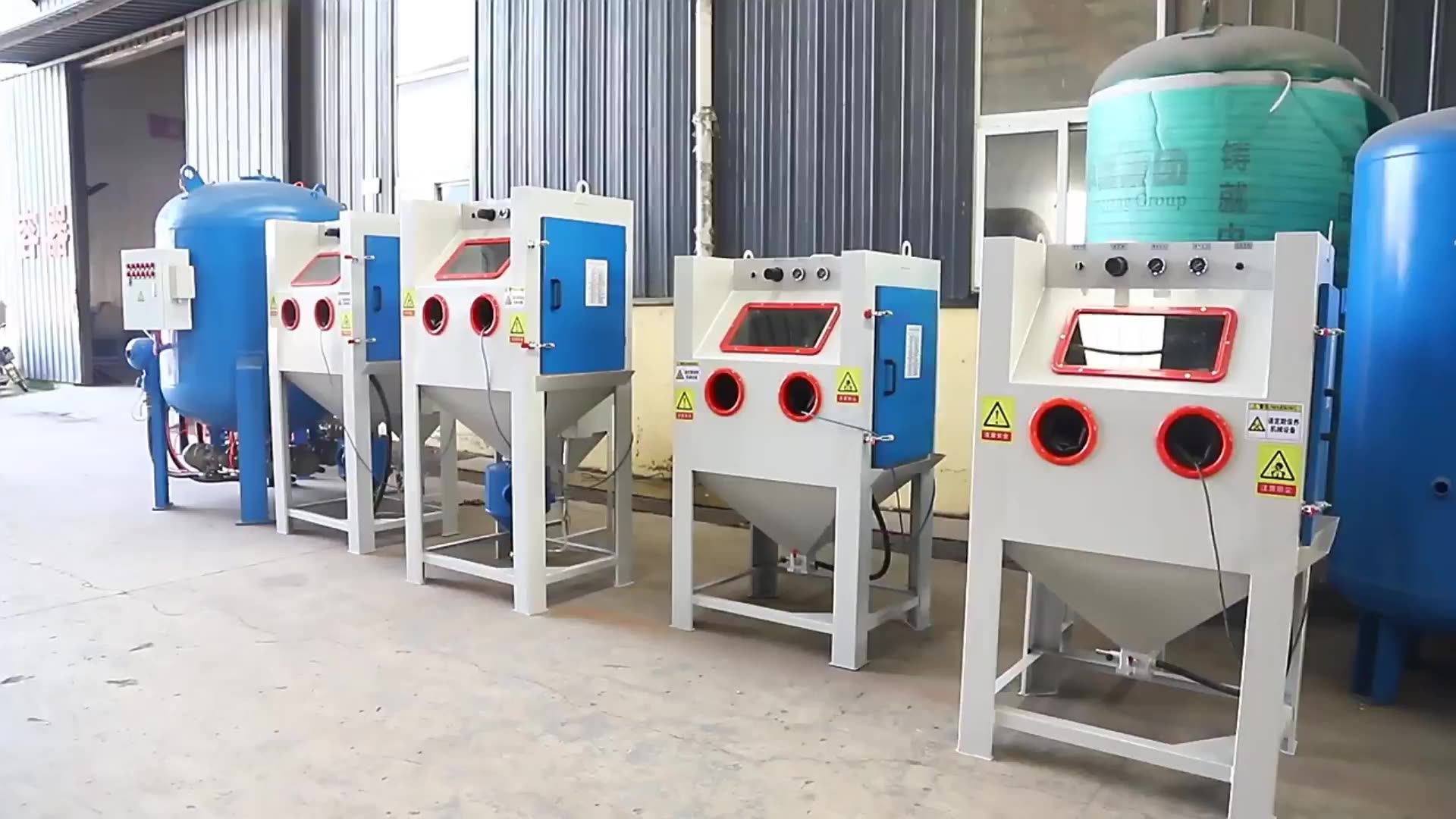 Ce Certificate Abrasive Wet Sand Blast Cabinet Vapor Sandblasting ...
