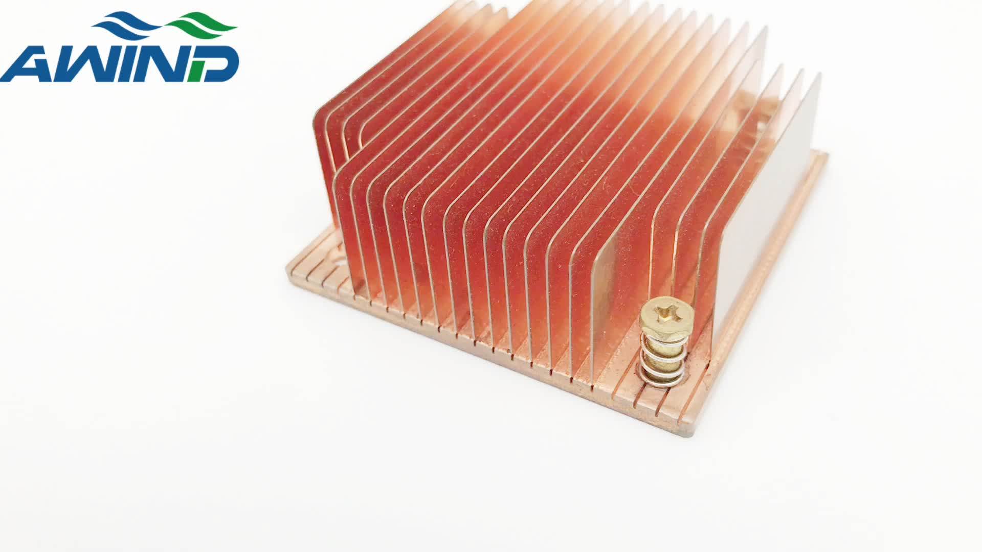 Custom Copper Micro Skiving Fin Heatsink 240mm Heat Sink - Buy Custom ...
