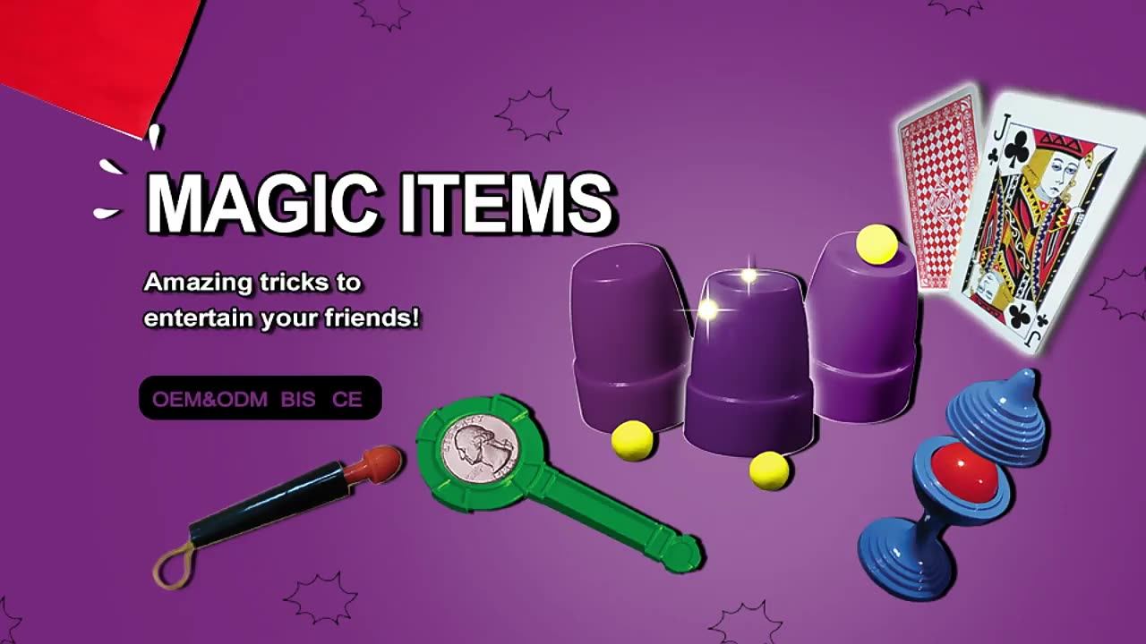 25 Types Tricks Magic Prop Kit Beginner Easy Learning Magic Set With ...