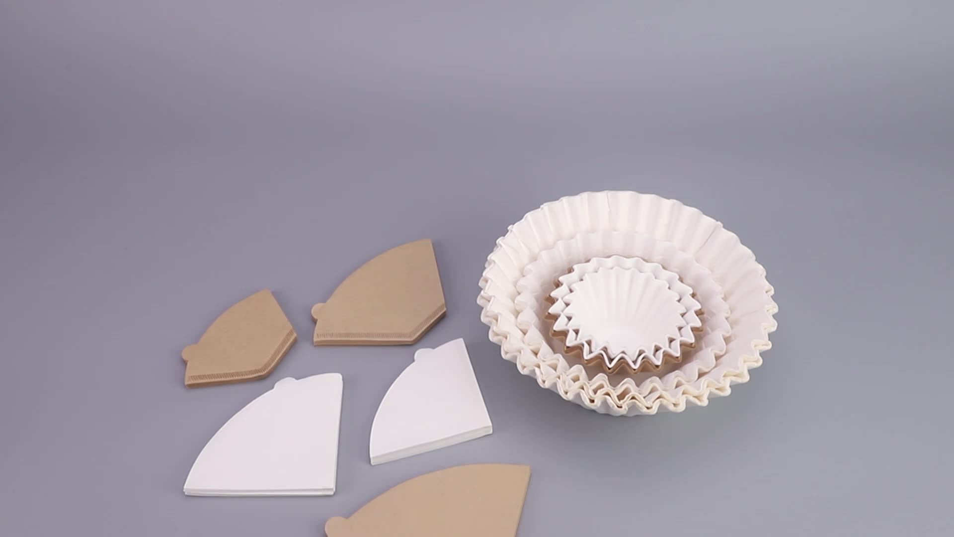 Filter Papers Manufacturer V Shape Cone Coffee Filters Natural Drip ...