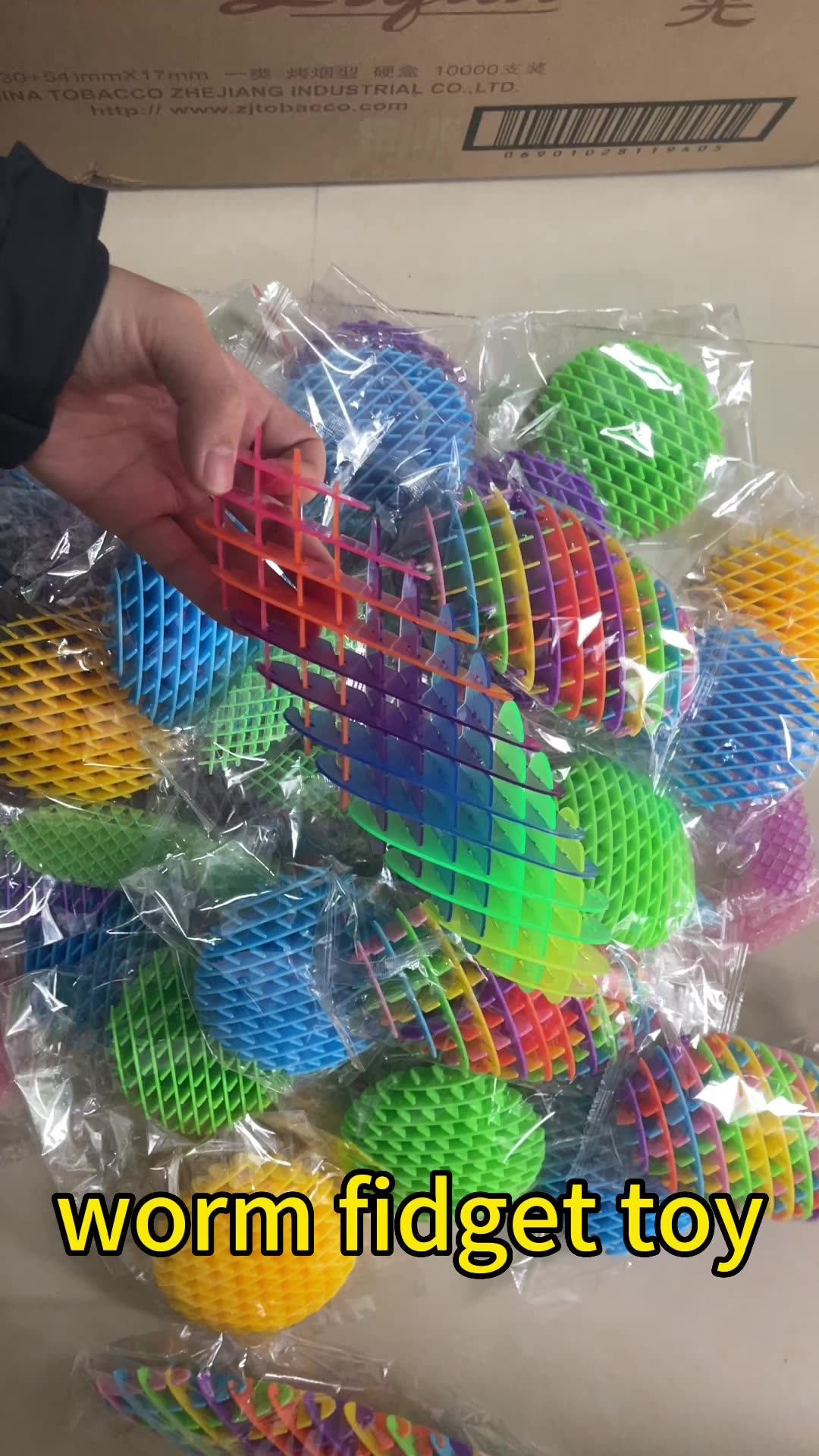 Newest Worm Fidget Toy Funny Pocket Fidget Toy Stress Relief Sensory ...