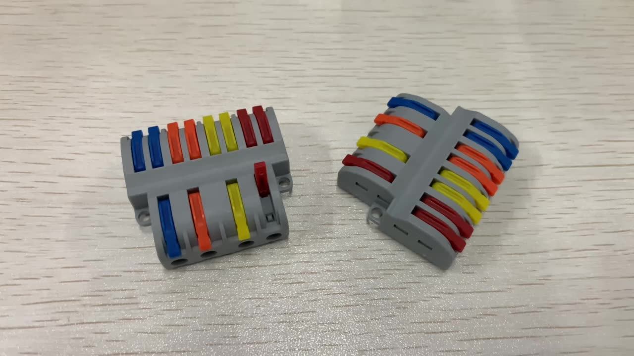 Universal Terminal Electric Circuit Wires Connecting Housing Rainbow ...