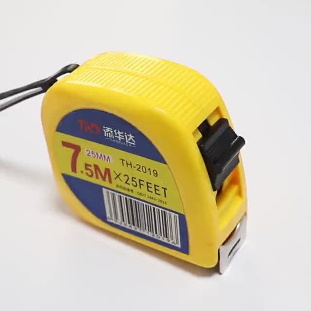 2021 New Patented Steel Measuring Tape 7.5m Single Stopper Rubberized ...