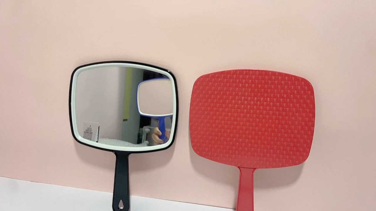 Large Black Hand Mirror Multi-purpose Mirror With Distortion-free ...