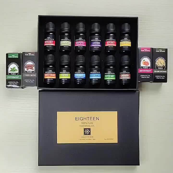 Skin Care Essential Oils Top 6 Gift Set Pure Essential Oils Gift Set ...