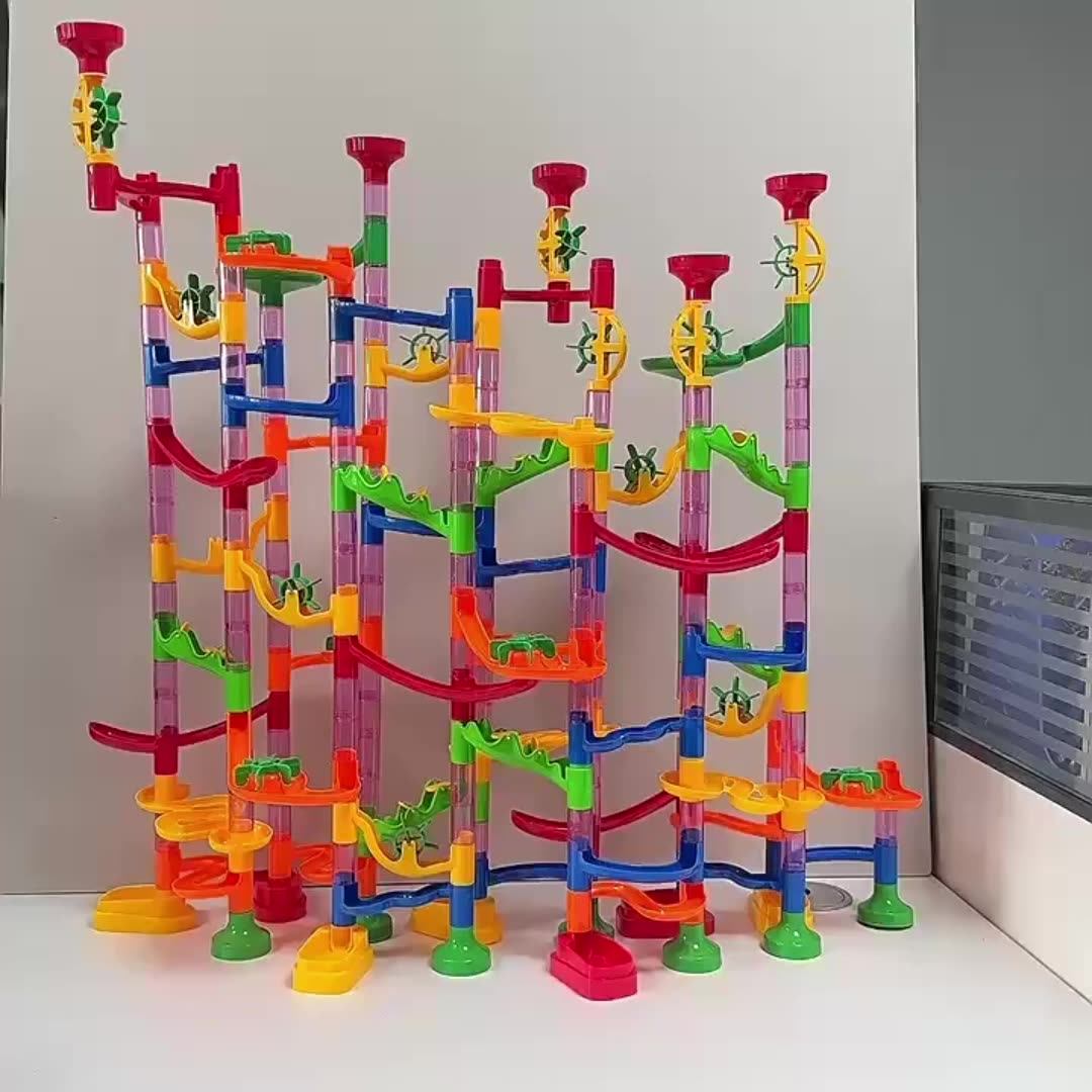 Factory Direct Educational Plastic Ball Diy Maze Slide Marble Run ...