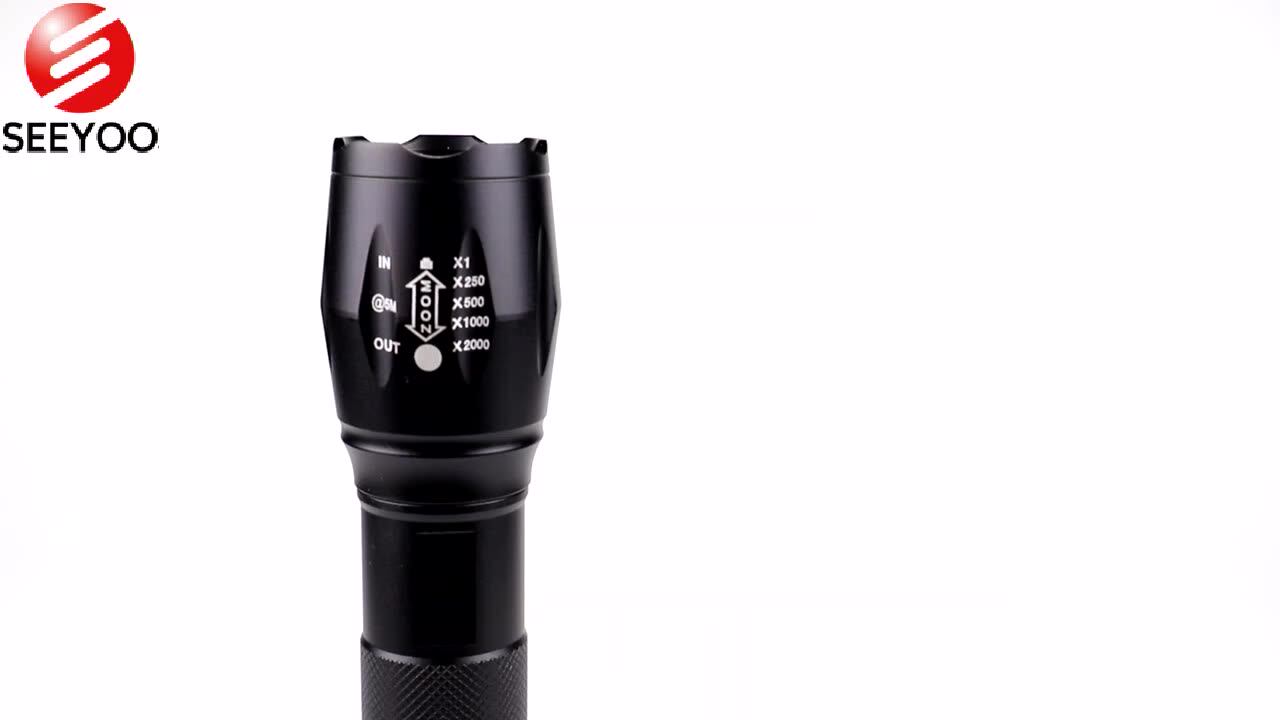 Waterproof Self Defence Usb Rechargeable Mini Led Torch Flash Light ...