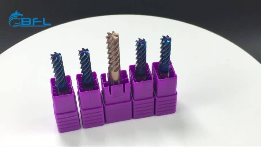 Bfl Cnc Milling 6 Flute Flat Finishing End Mill Cutter Bits For Metal ...