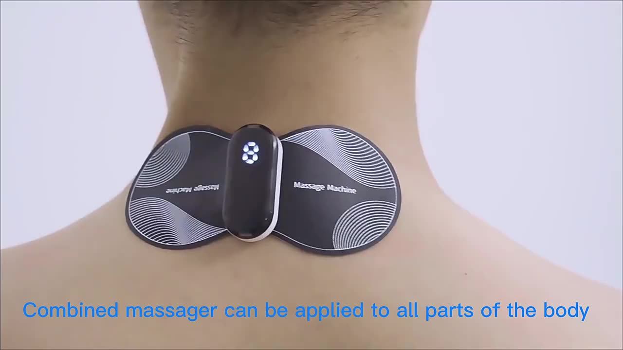 Portable Electric Wireless Tens Unit Back Pain Relief Massage Machine ...