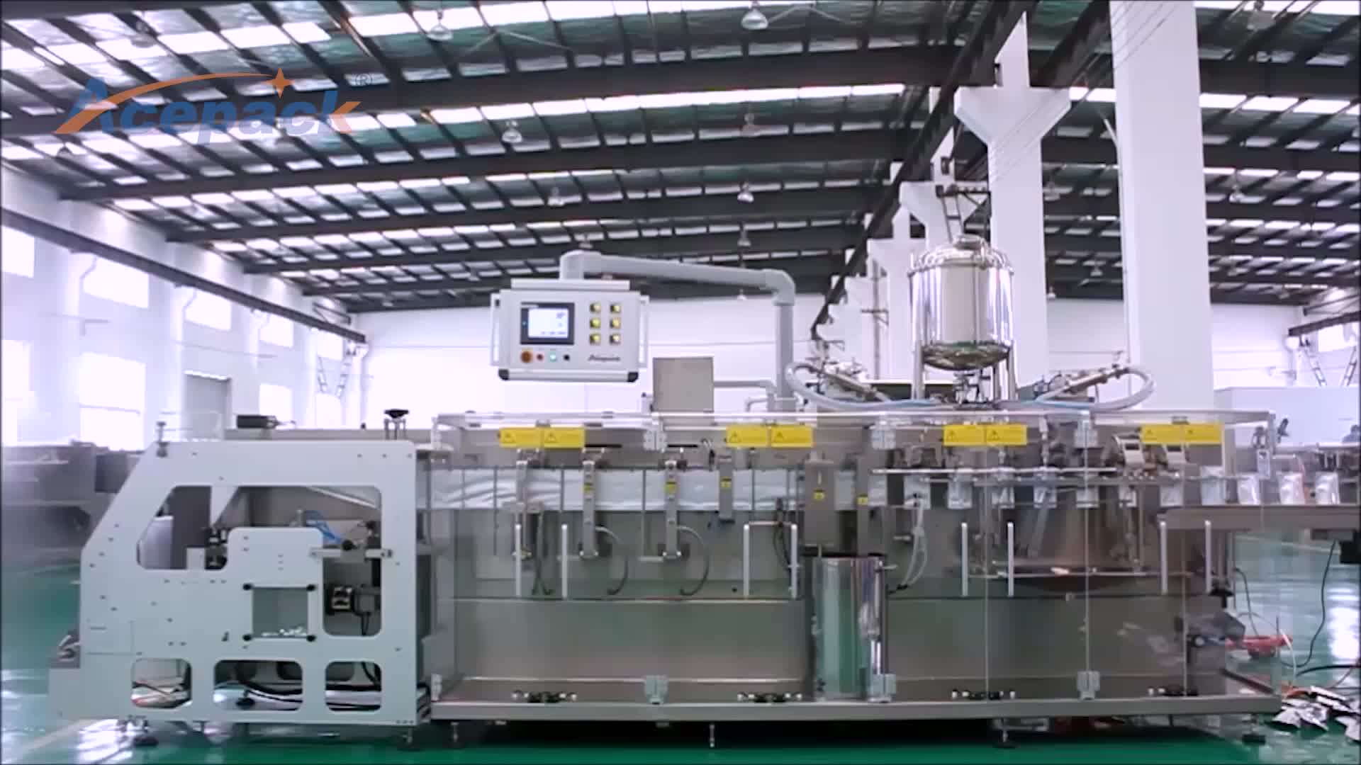 60ppm Automatic Mango Paste Horizontal Packaging Machine Hffs Form Fill ...