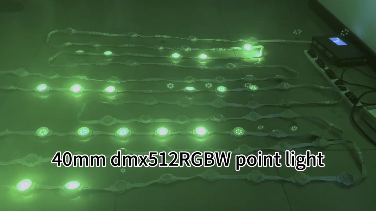 Ip65 Waterproof Addressable Led Dot Strip Lights Outdoor 50mm Rgb ...
