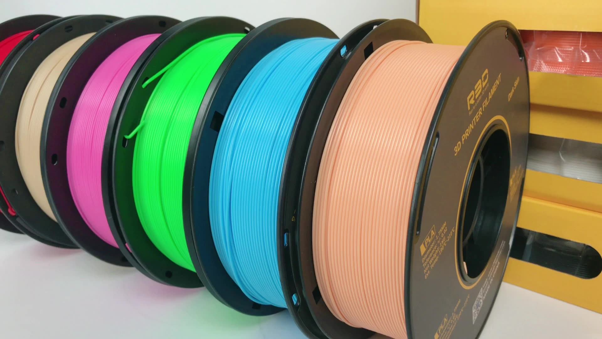 R3d Pla Black Filament 1.75mm 1kg For 3d Printer Solid Color - Buy ...