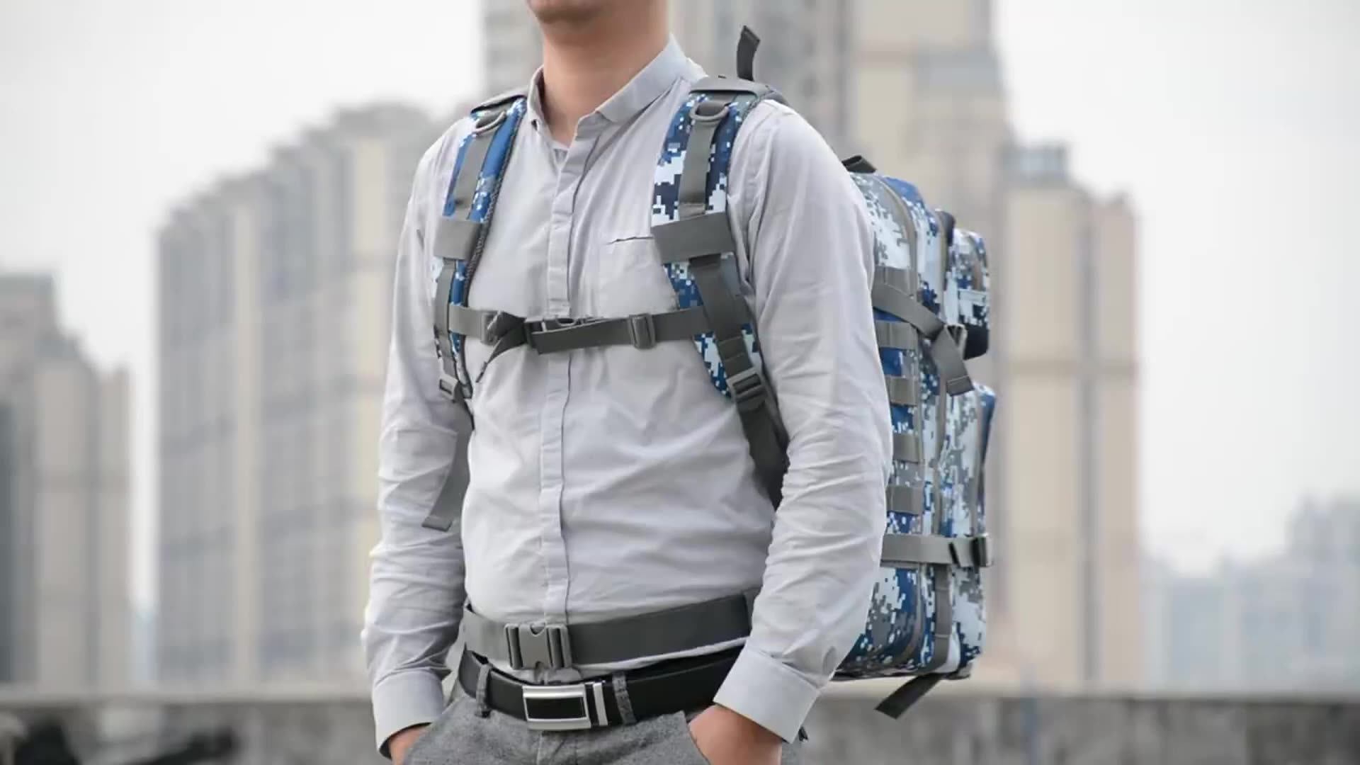 Tactical Backpack Customized Hiking Moutain Training Camouflage Hunting ...