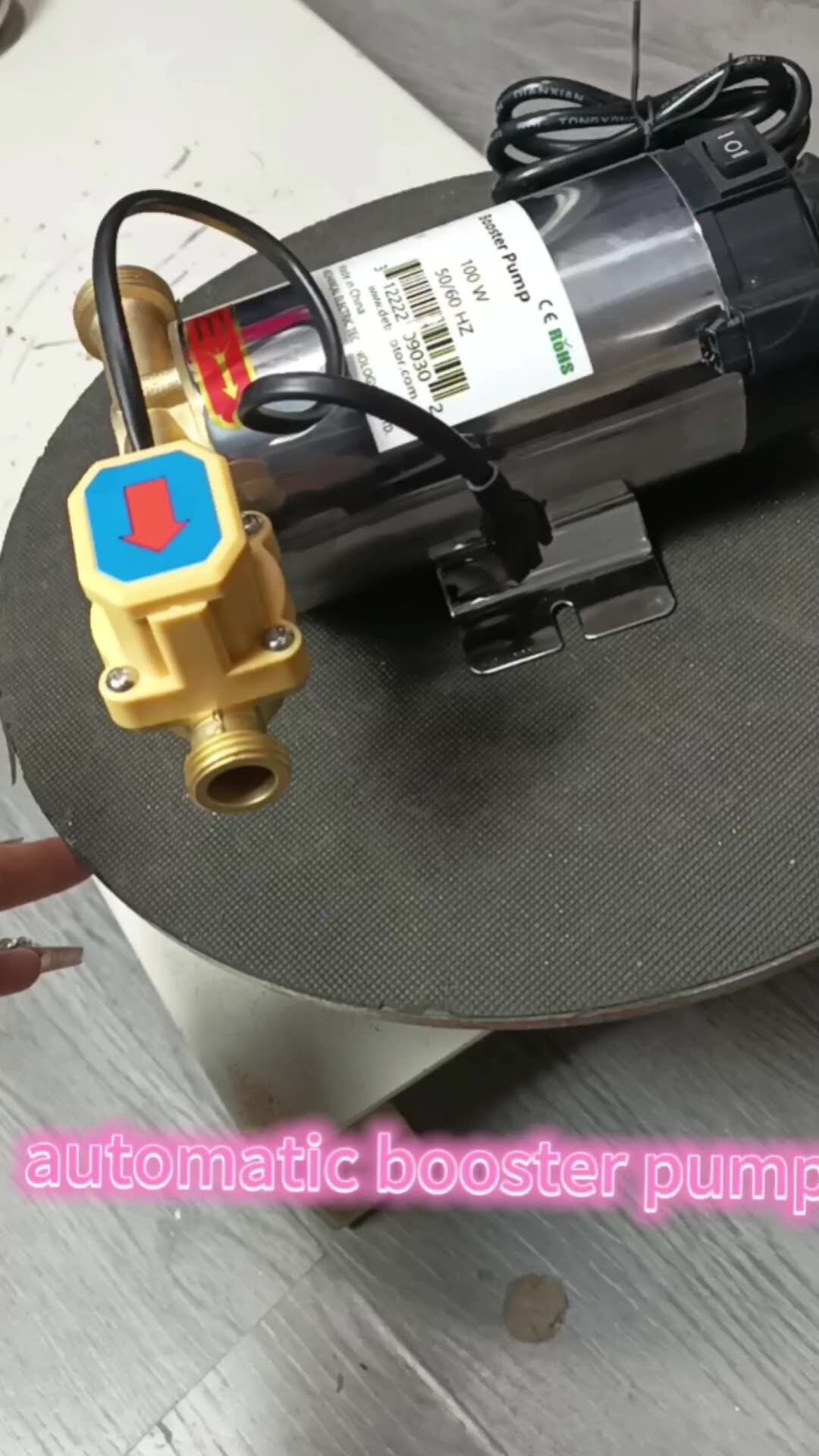 150w 2850rpm Automatic Booster Pump Start-stop System 304 Stainless Steel Body 220v Electric ...