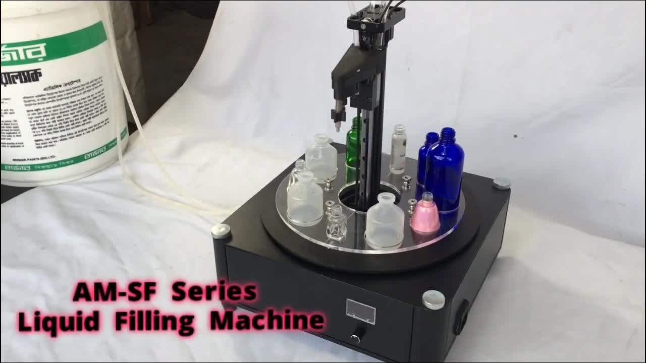 Small Automatic Perfume Cosmetic Essential Oil Glass Bottle Filling ...