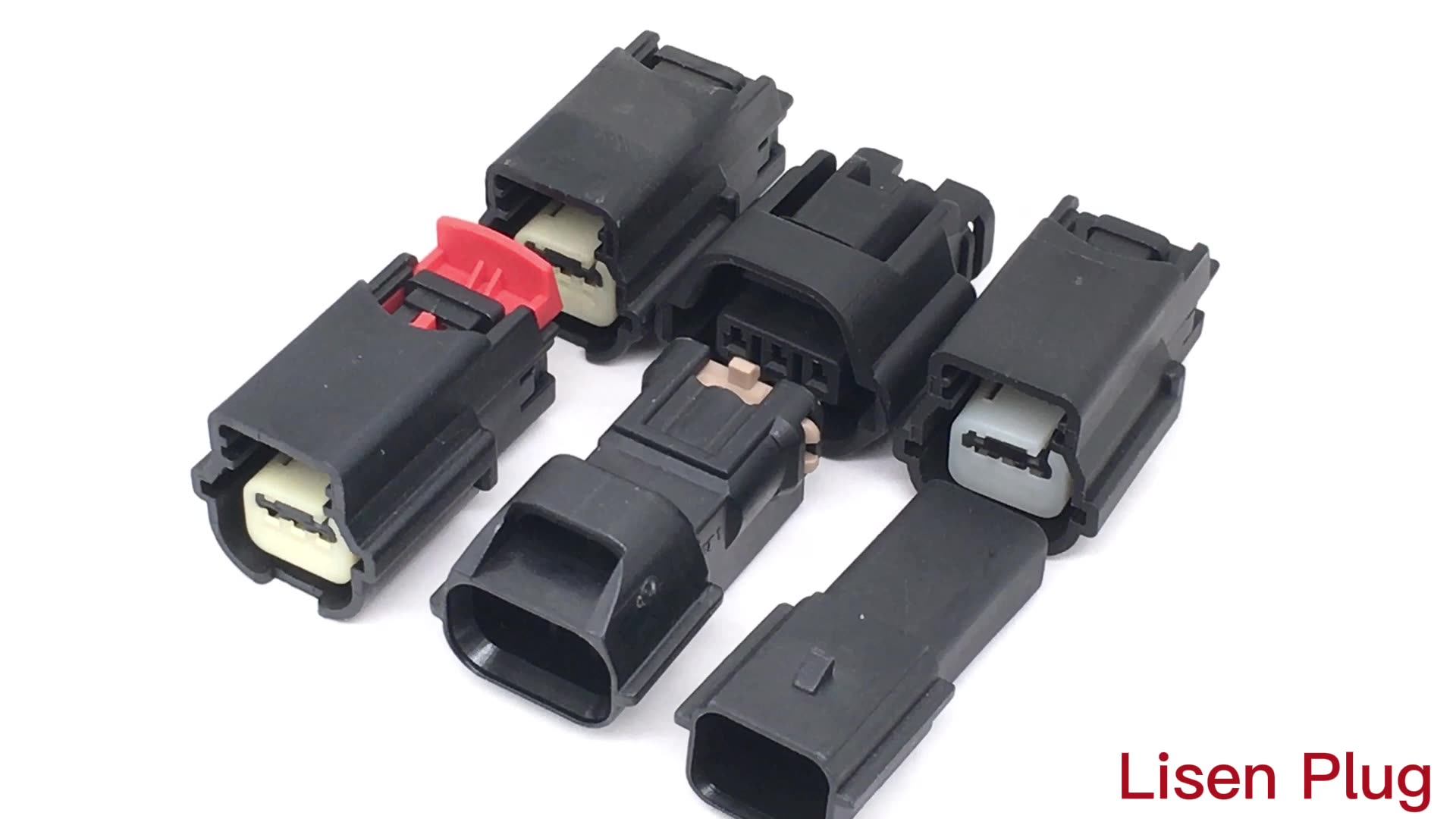 31403-3100-11 莫仕汽车连接器3孔黑防水公插头(上槽）31403-3100-阿里巴巴