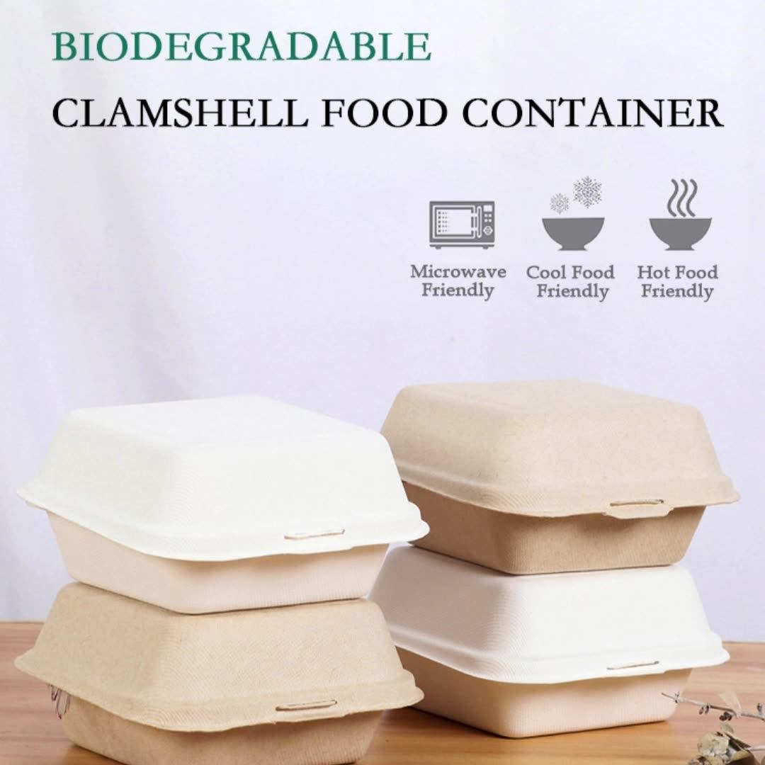 Custom Hot Disposable Biodergradale Sugarcane Bagasse Tableware Food ...