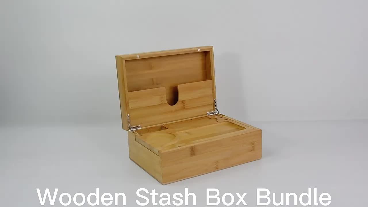 Customized Logo Smellproof Smoking Stash Box Herbal Supplies Set With ...