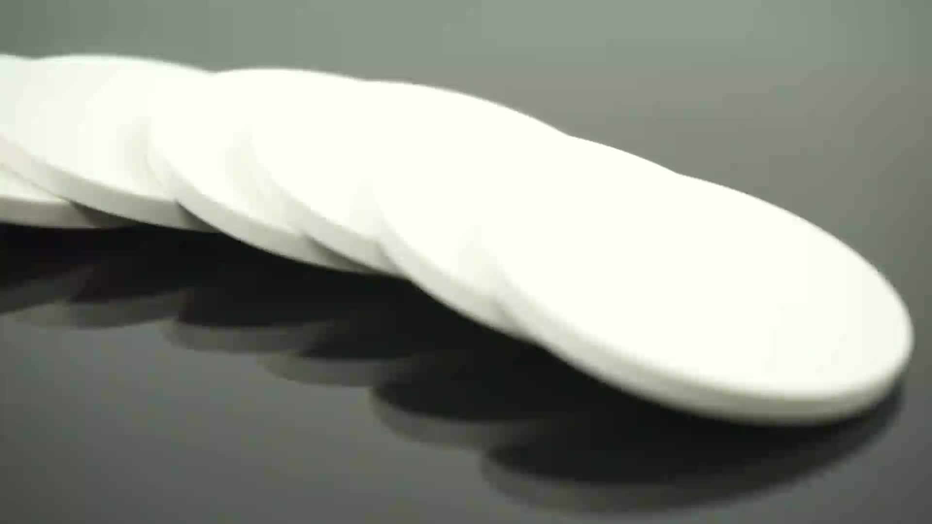 Factory Supply 39mm Cheap White Poker Chips Ceramic Blanks 10g Per ...