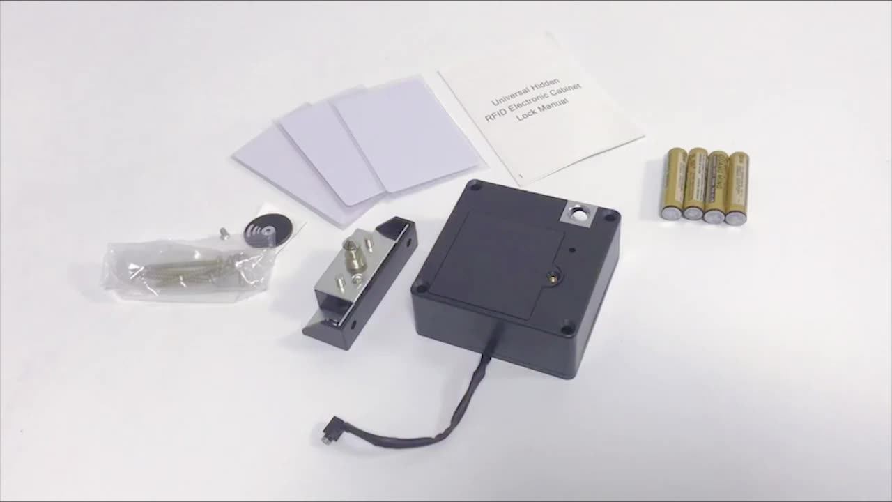 Smart Invisible Cabinet Electronic Rfid Card Locker Lock Hide Under ...