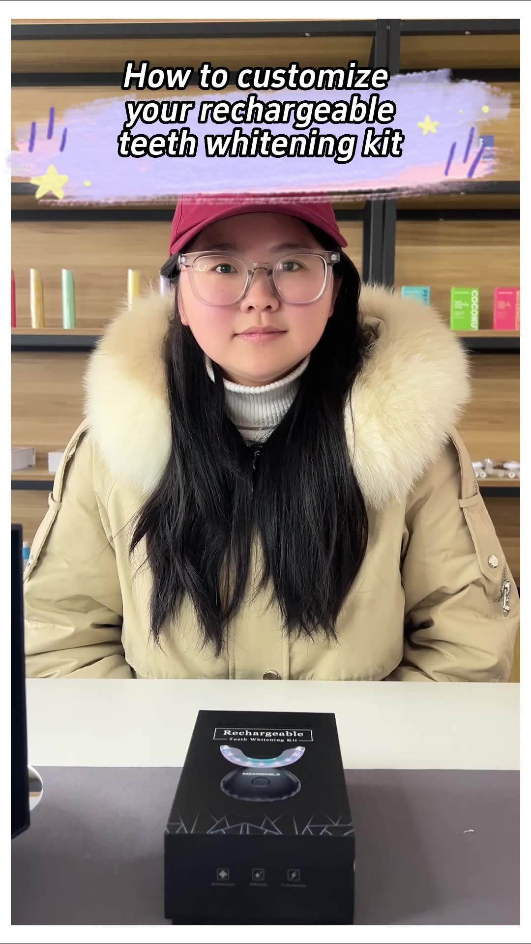 Viral Videos & Demos On Customized Luxury Box Wireless Teeth Whitening ...