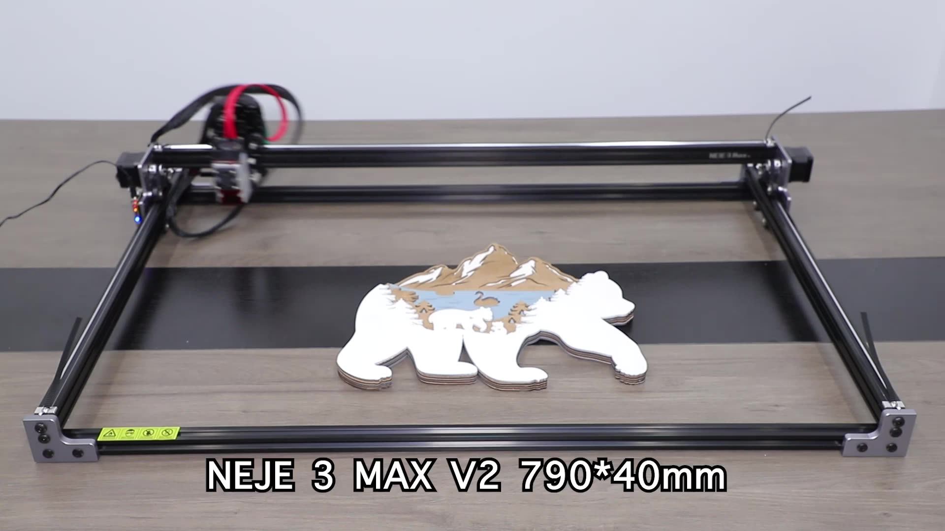 Neje 3 Max V2 A40640 790*470mm Laser Engraving Machines For All ...