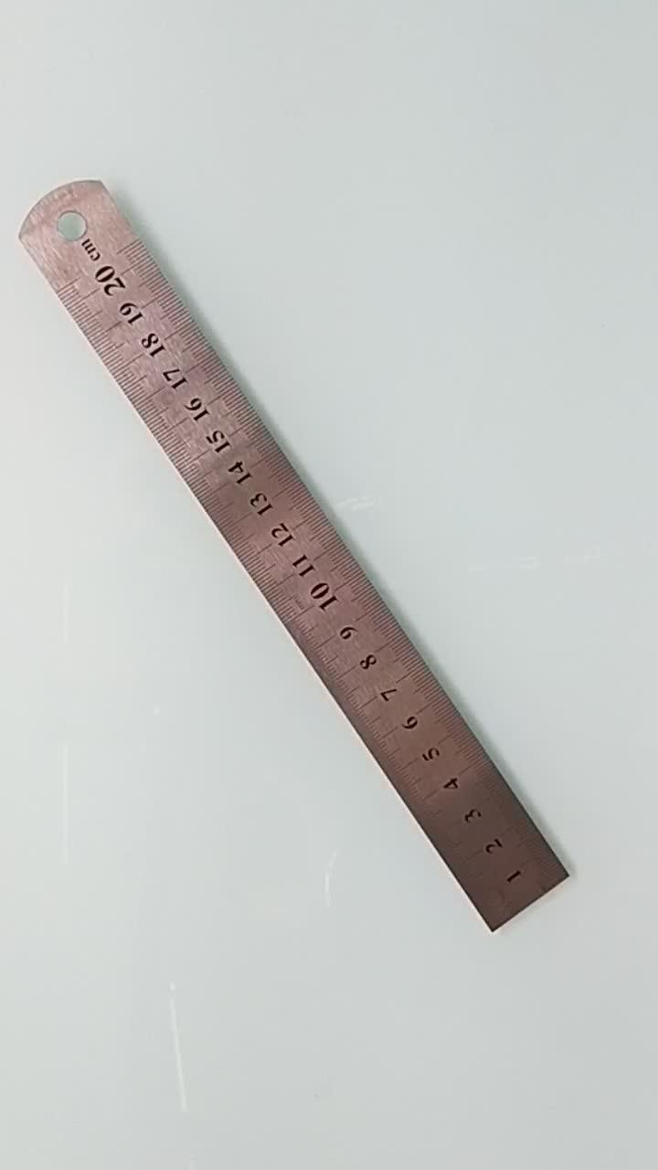 High Precision Straight Measuring 20cm Stainless Steel Ruler - Buy 20cm ...