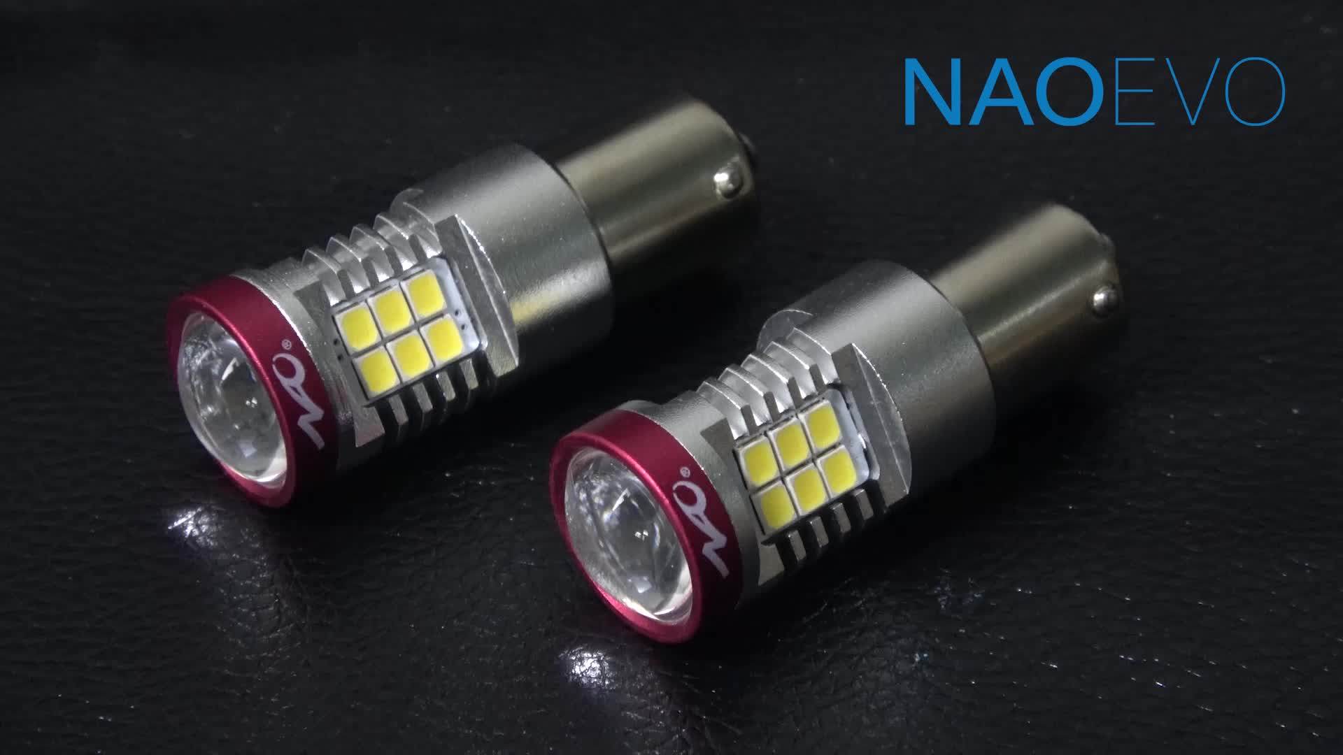 Nao P21w Led Py21w Ba15s T20 W21/5w 7443 P21/5w 1300lm Car Light Bulb ...