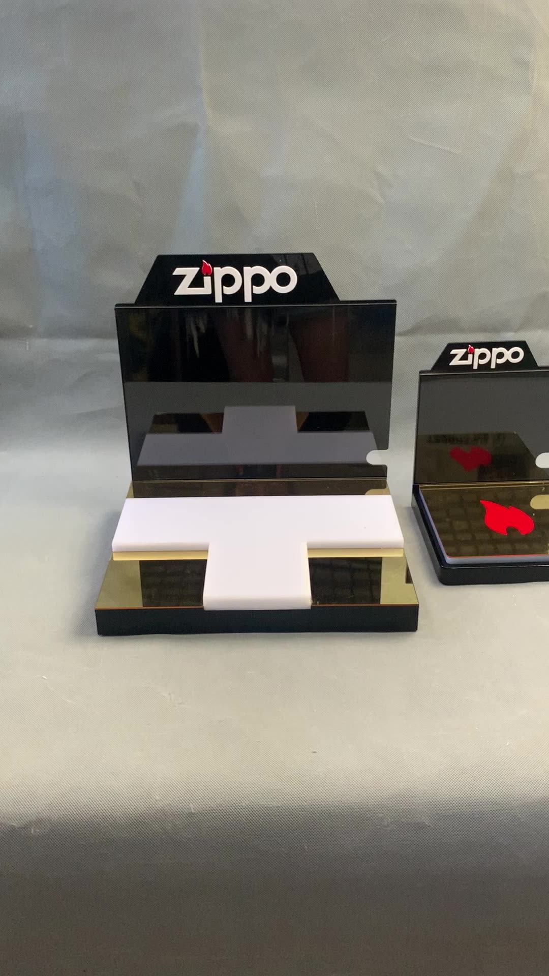Factory Lighter Holder Desktop Acrylic Zippo Lighter Display - Buy ...