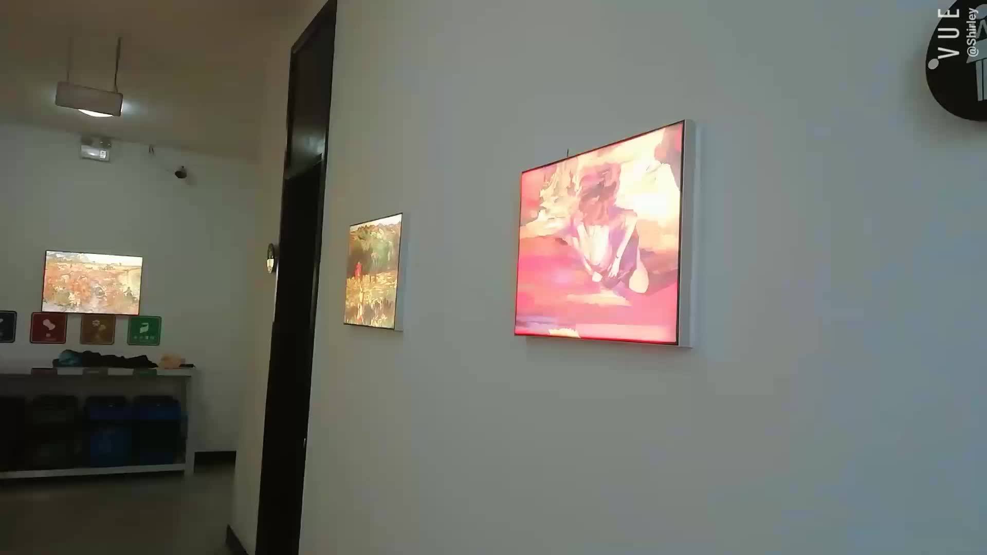 Single Sided Wall Mounted Small Led Frame Slim Fabric Light Box - Buy ...