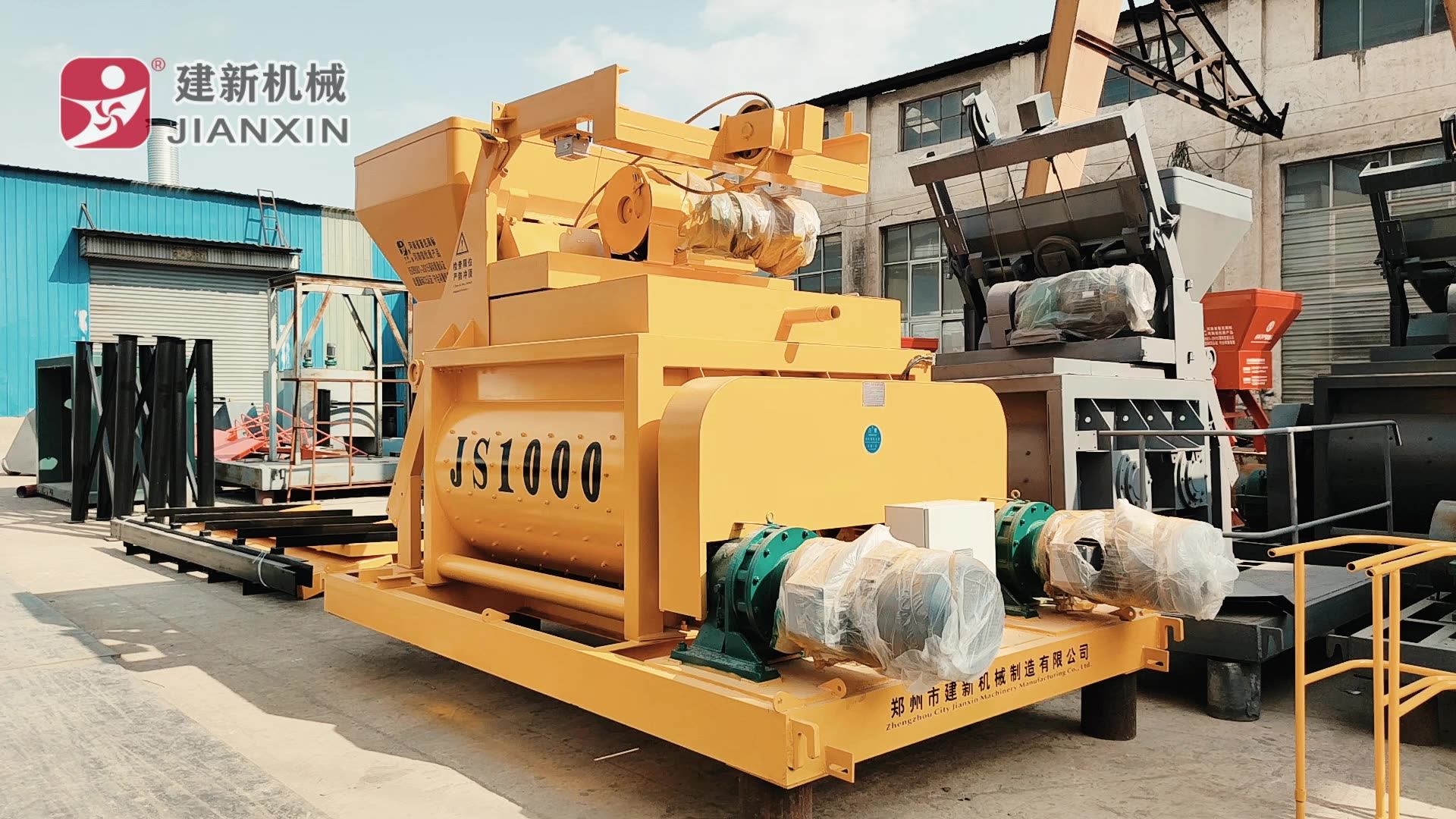 1m3 One Cubic Meter Twin Shaft Concrete Mixer Machine - Buy 1m3 Twin ...