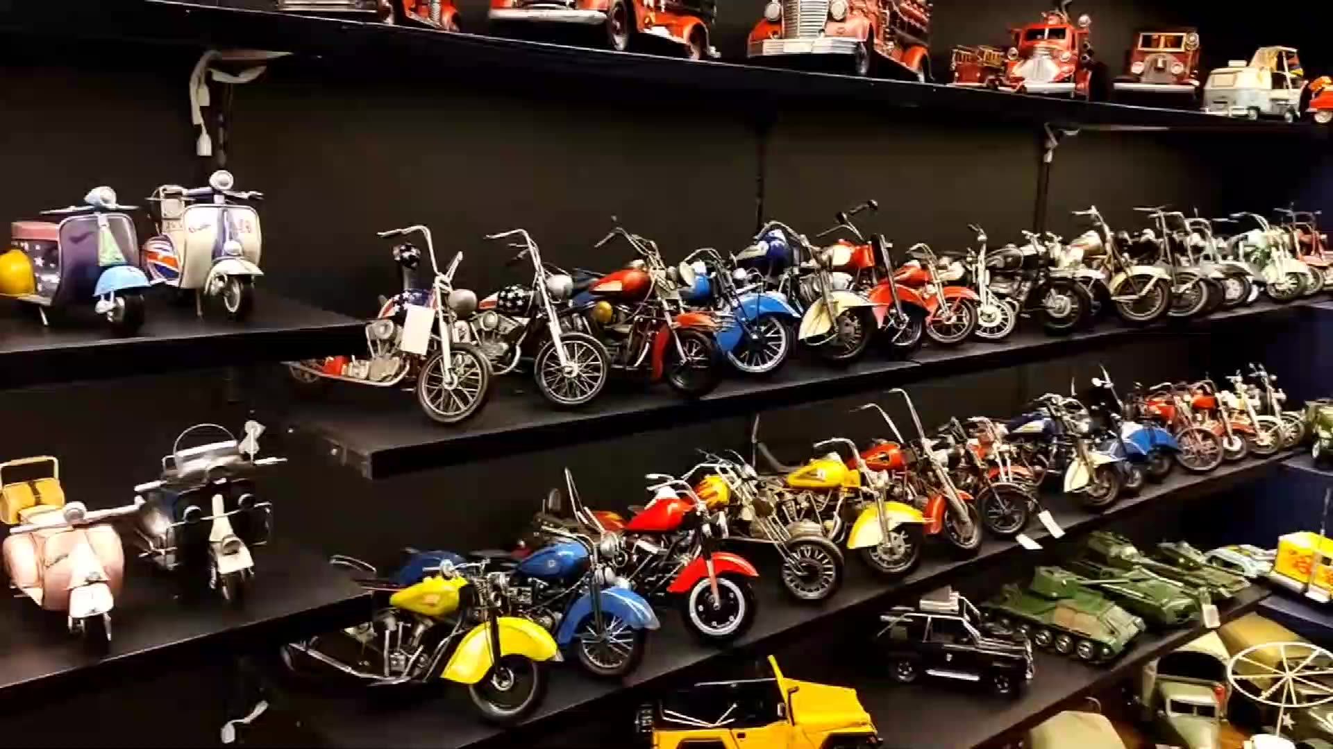 Antique Classic Indian Motorcycle Collectibles 1:8 Scale Retro Vintage ...