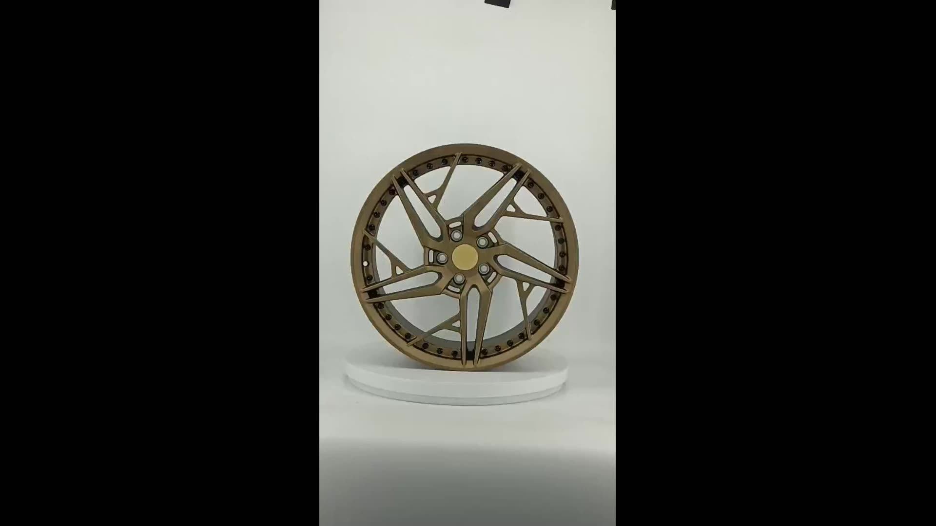 New Design Deep Dish Bronze Color Wheels 19" Forge 5x114 Oem Odm ...