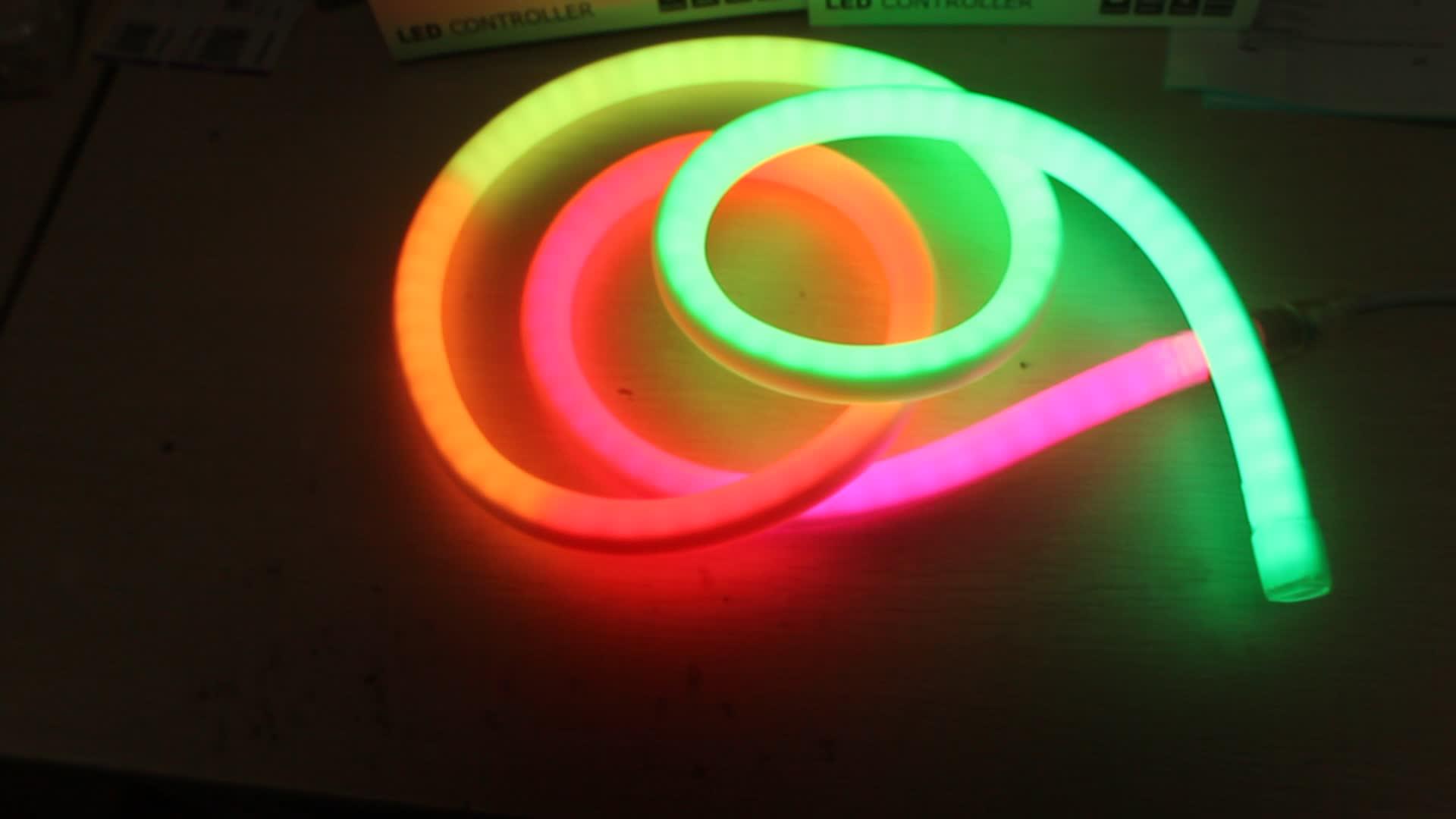 Dynamic Digital Led Neo Neon Flexible Strip Lights Tube 360 Degree 10 ...