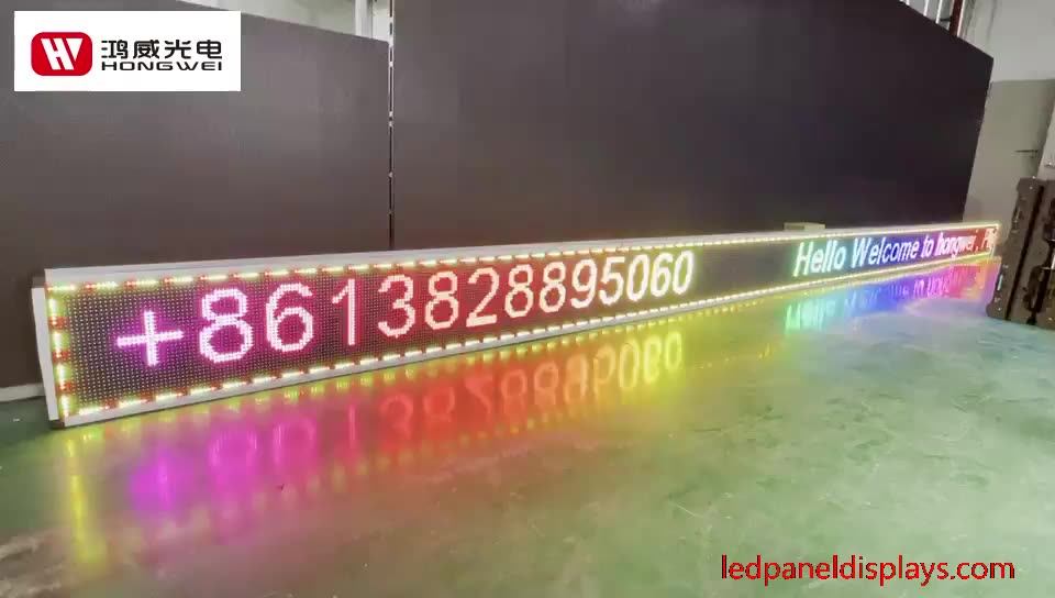 Led Text Programmable Led Moving Message Sign Board Outdoor P10 Led ...