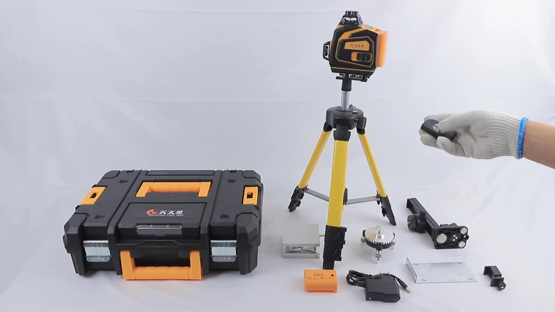 Outdoor 4d 16 Lines Mini Laser Level 360 Self-leveling Cross Vertical ...