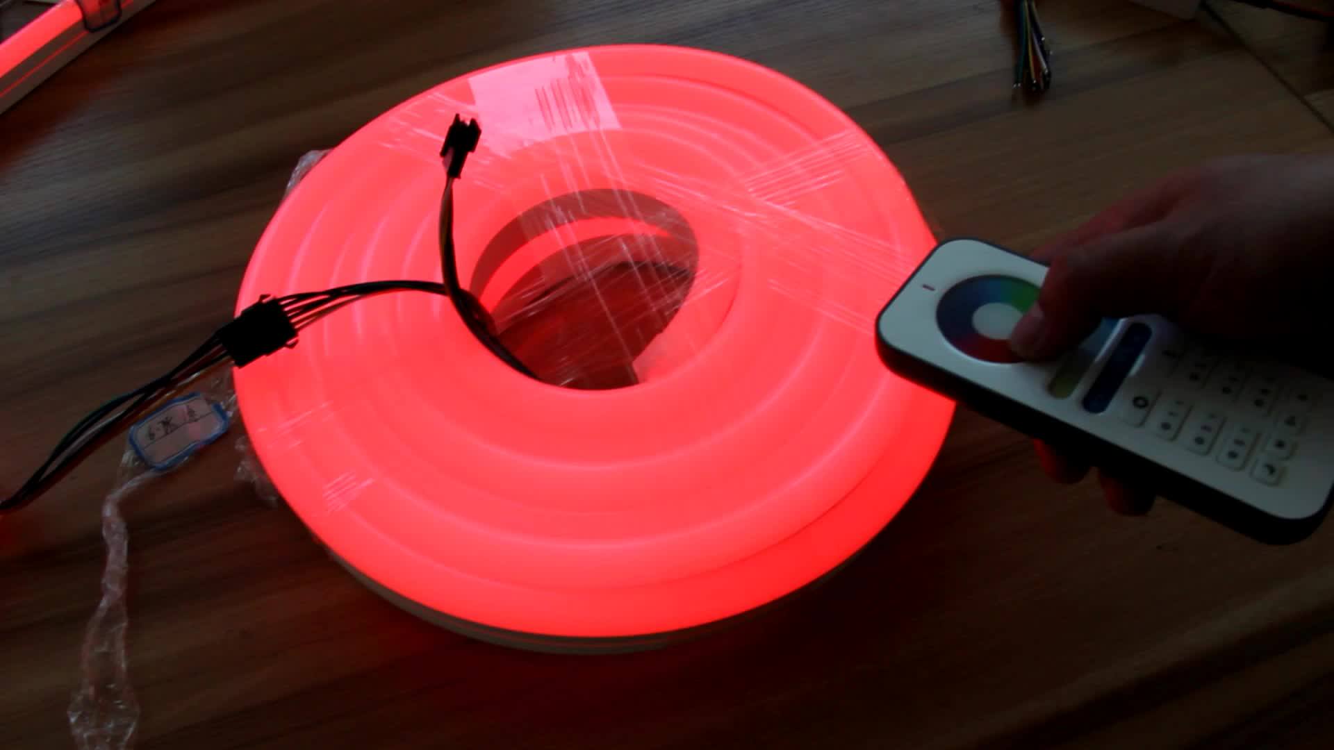 Flexible 12v Rgb Waterproof Dream Color Decoration Silicone Tube ...