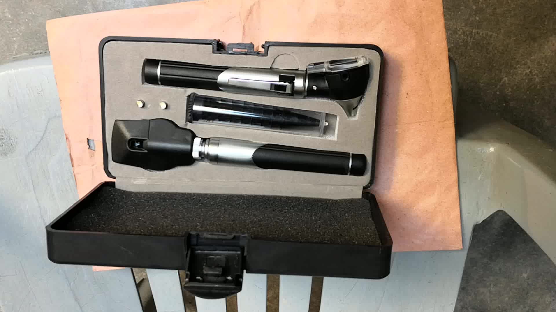 Fiber Optic Led Ophthalmoscope Mini Otoscope Combo Set / F.o Otoscope ...