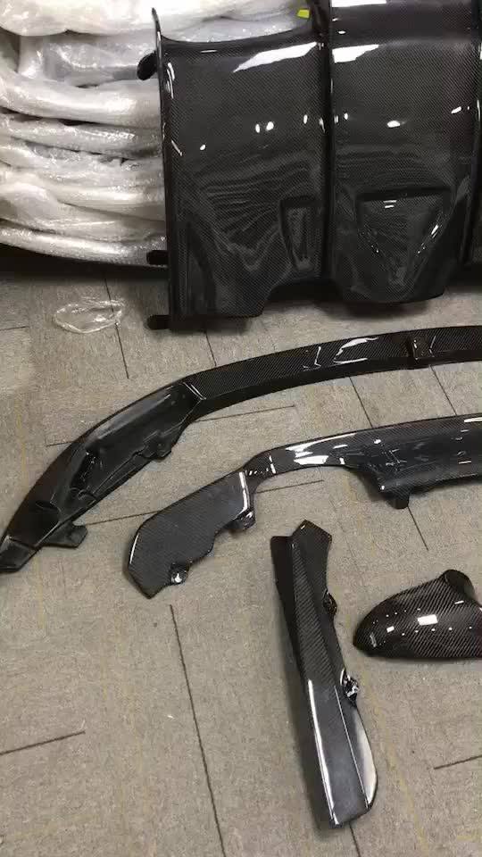 Psm Style Front Lip Car Bumper Carbon Fiber Body Kit For Bmw F80 M3 F82 ...