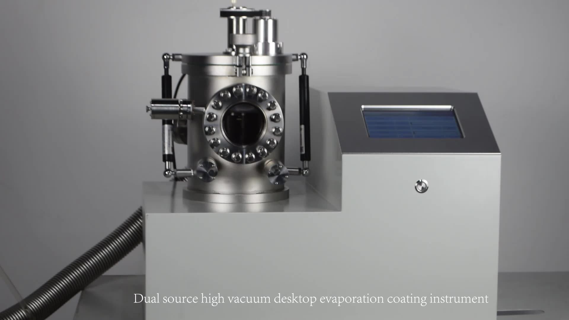 Small High Vacuum Metal Pvd Evaporation Coating Machine With Rotary ...