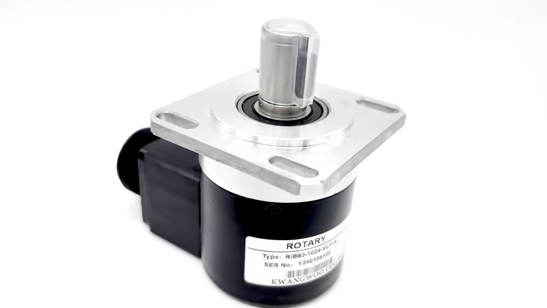 60mm Square Flange Optical Spindle Encoder 1024ppr 5v For Photoelectric ...