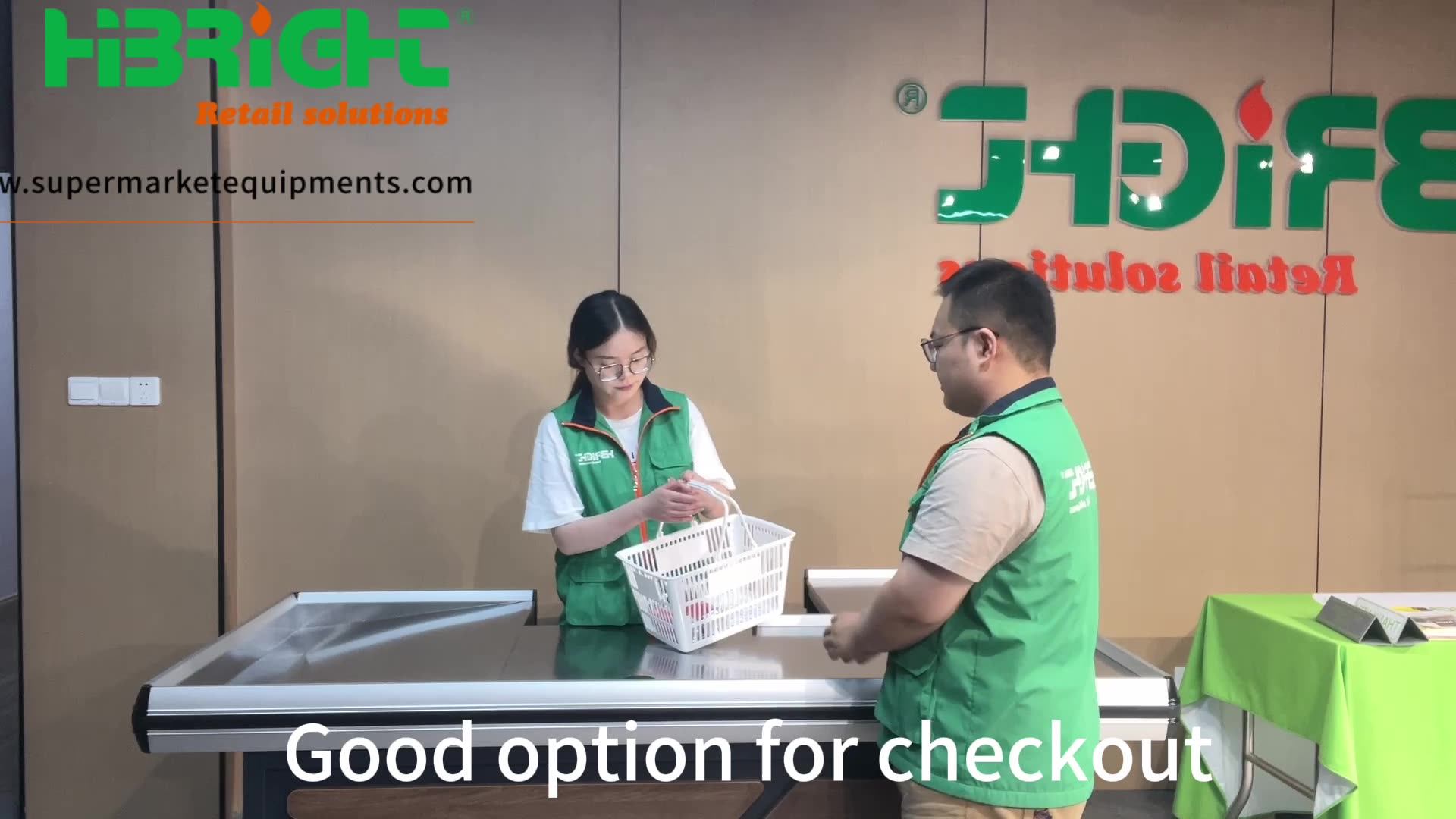 Market Shop Cashier Desk Commercial Supermarket Checkout Counter With ...