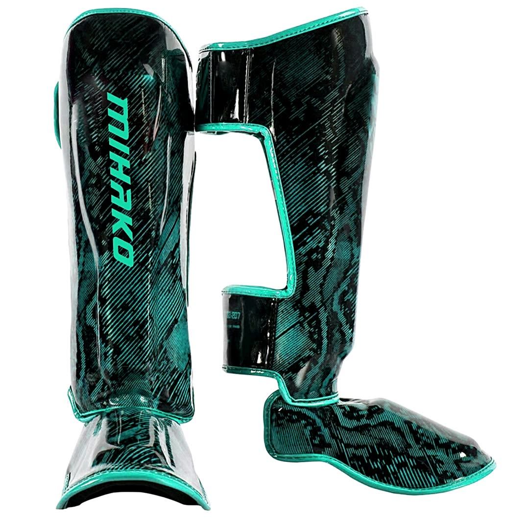 Shin Pads Instep Foot Pads Mma Kickboxing Guards Muay Thai Boxing ...
