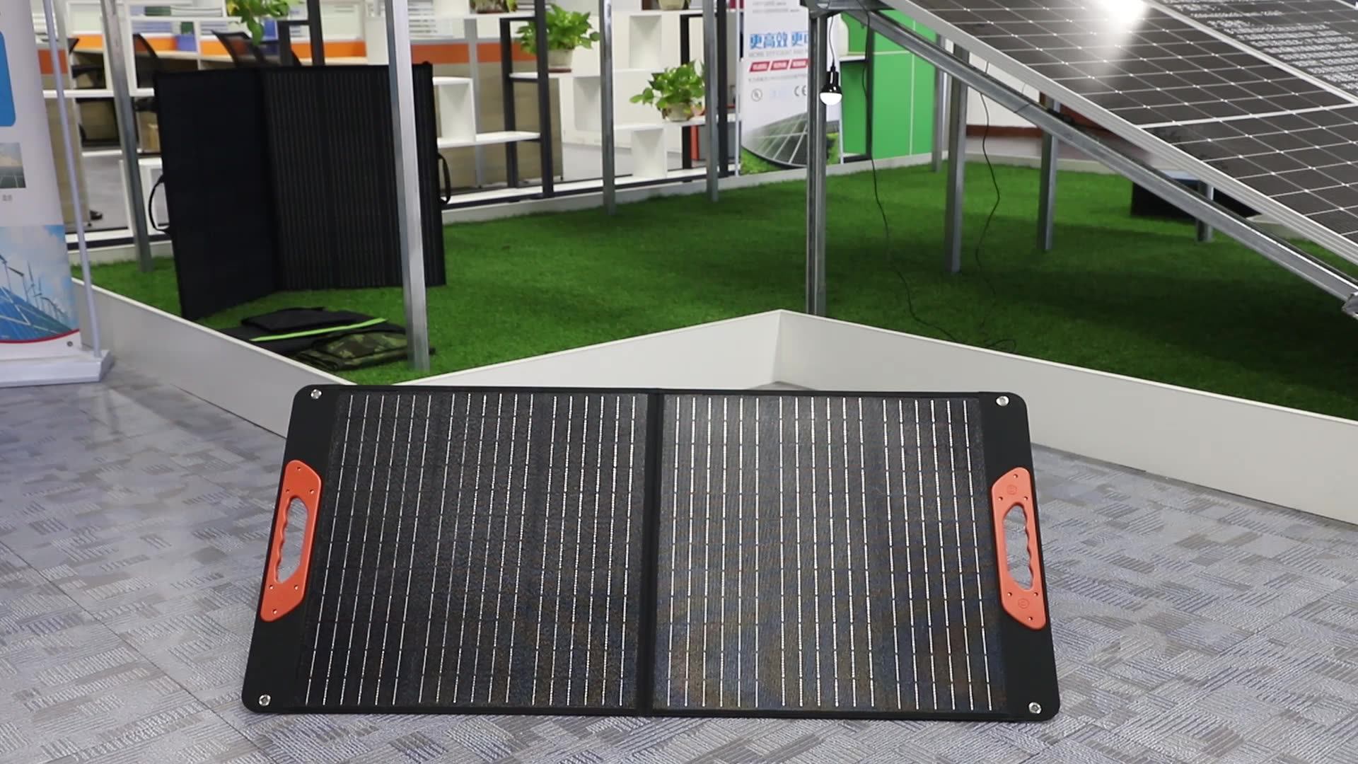 Portable Mono Solar Cells 100w 120w 180w 200w 300w 400w Folding Solar ...