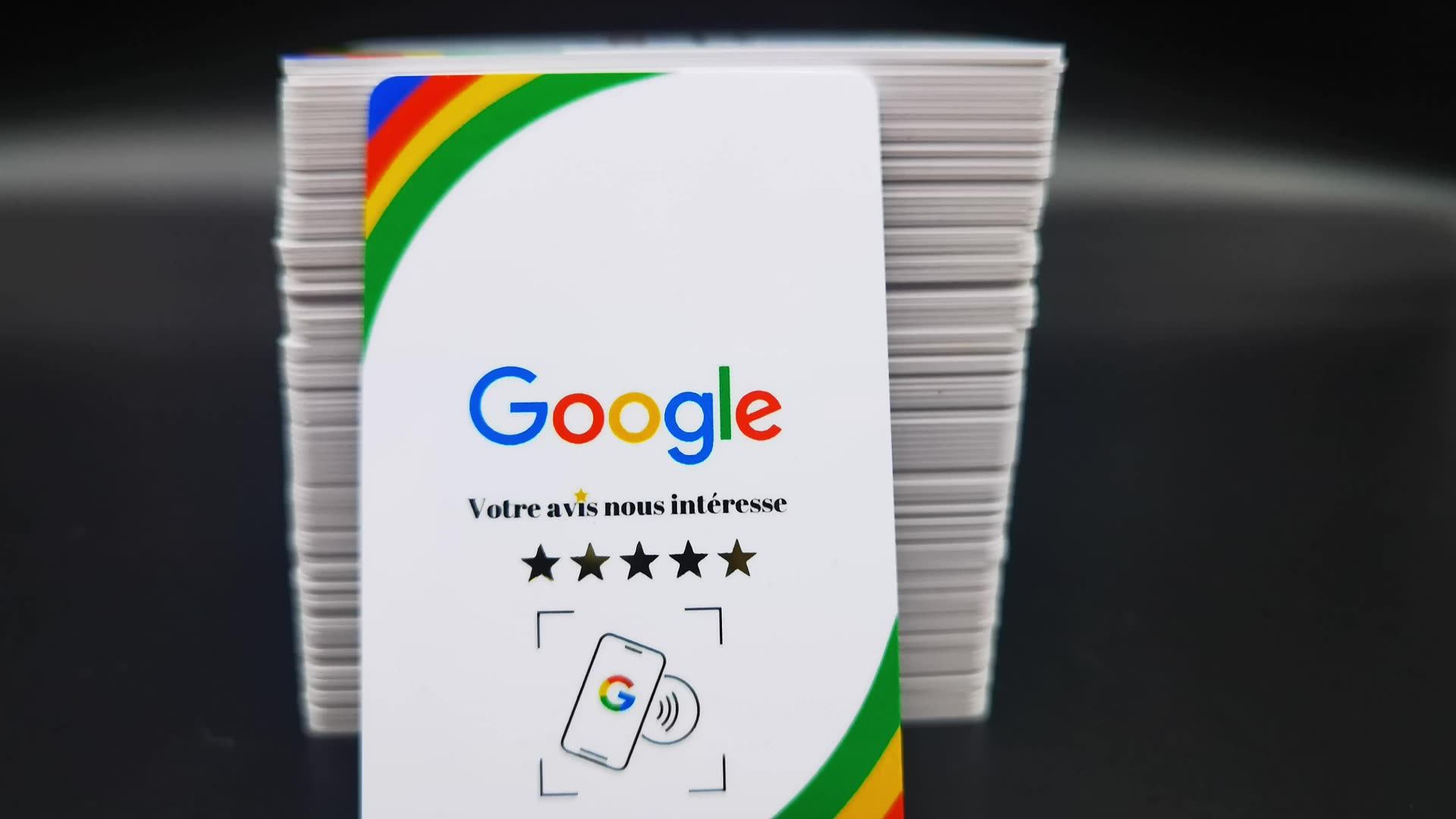 Custom Nfc Chip Programmable Qr Code Social Media Plastic Business Card ...