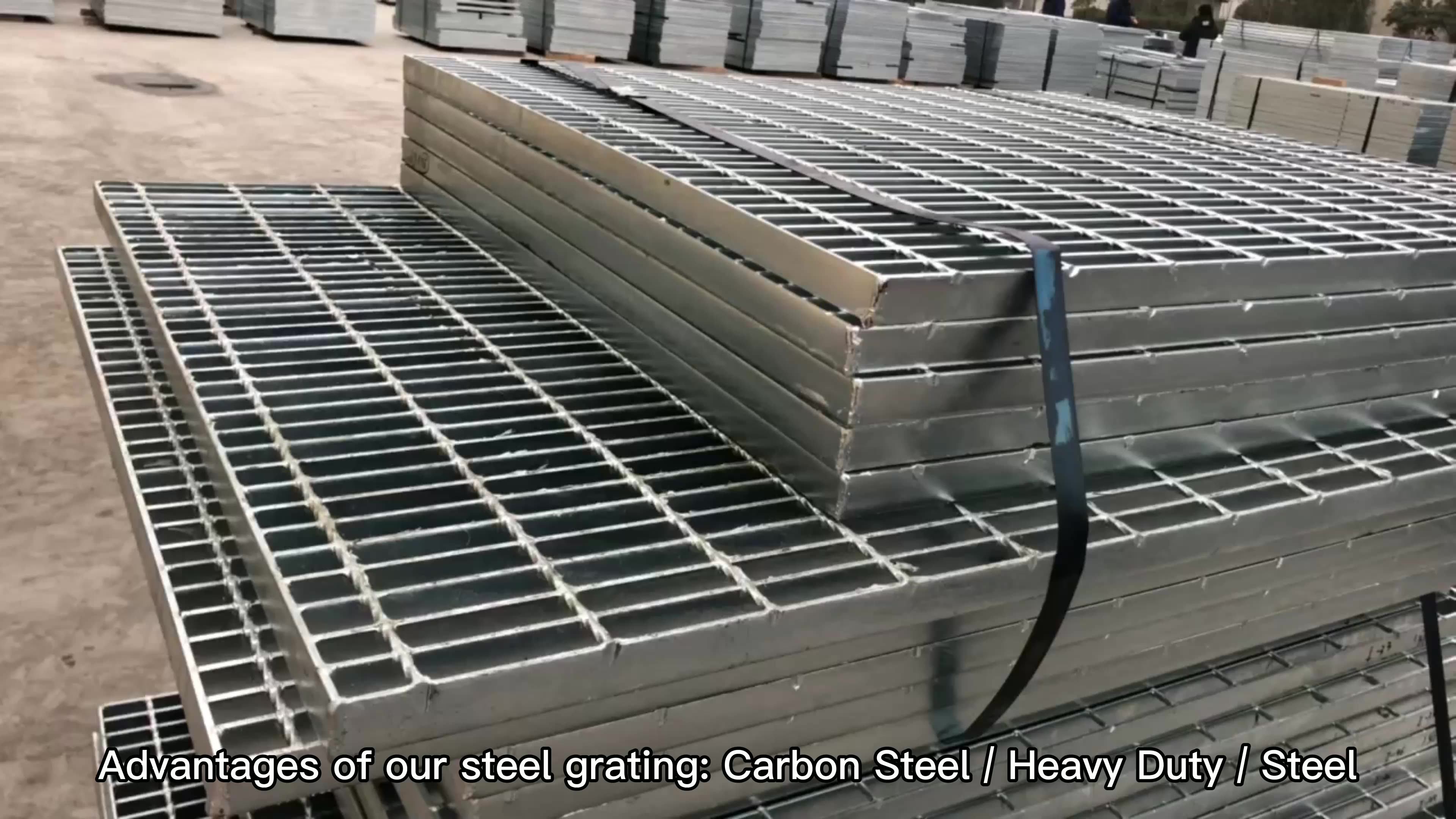 Most Popular Stair Step Steel Grating Hot Dip Galvanized Step Tread ...