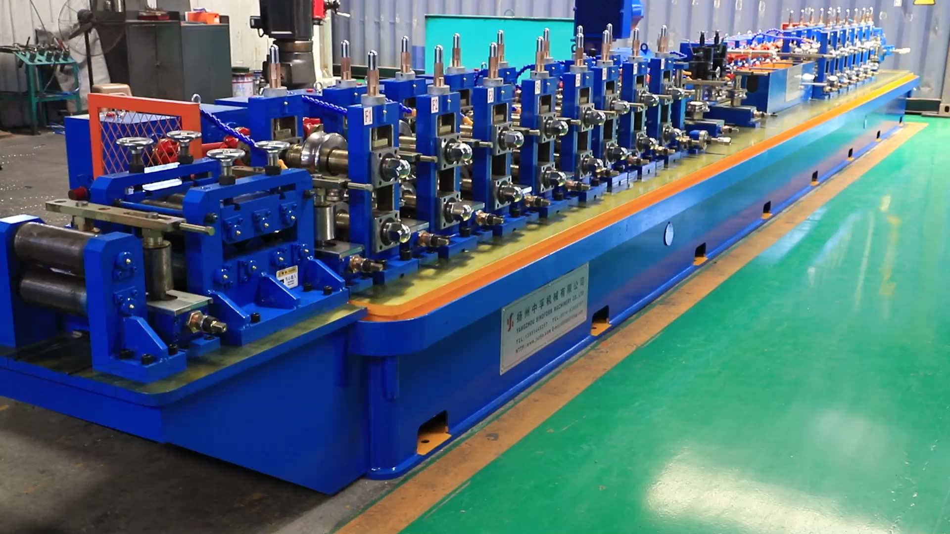 Small Erw Carbon Steel Pipe Making Machine Square Ms Tube Mill - Buy ...